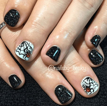 Creepy and Creative: 51+ Spiderweb Nail Art Ideas for Halloween - Ultra ...